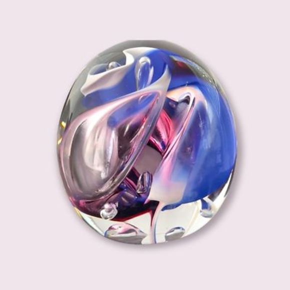 jim karg | Art | Beautifuljim Karg Art Glass Paperweight Swirl ...